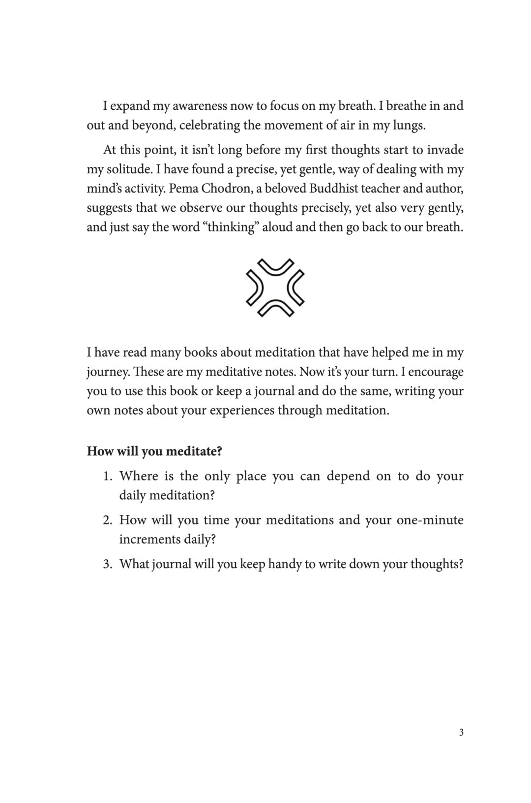 Beginning | Our Mindful Process